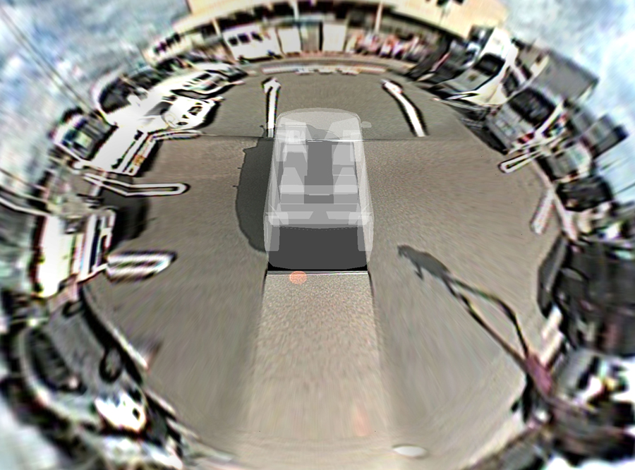 Fujitsu Announces Revolutionary 360 Degree Around car Camera System