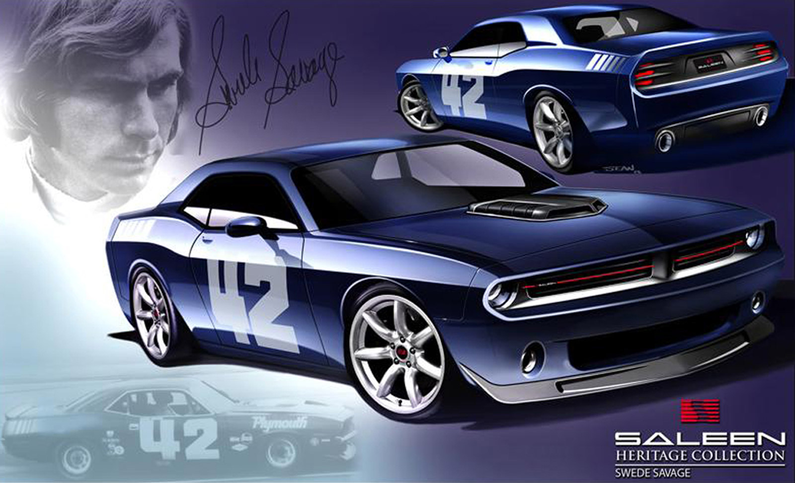 Saleen Unveils Heritage Collection Camaro, Challenger And Mustang