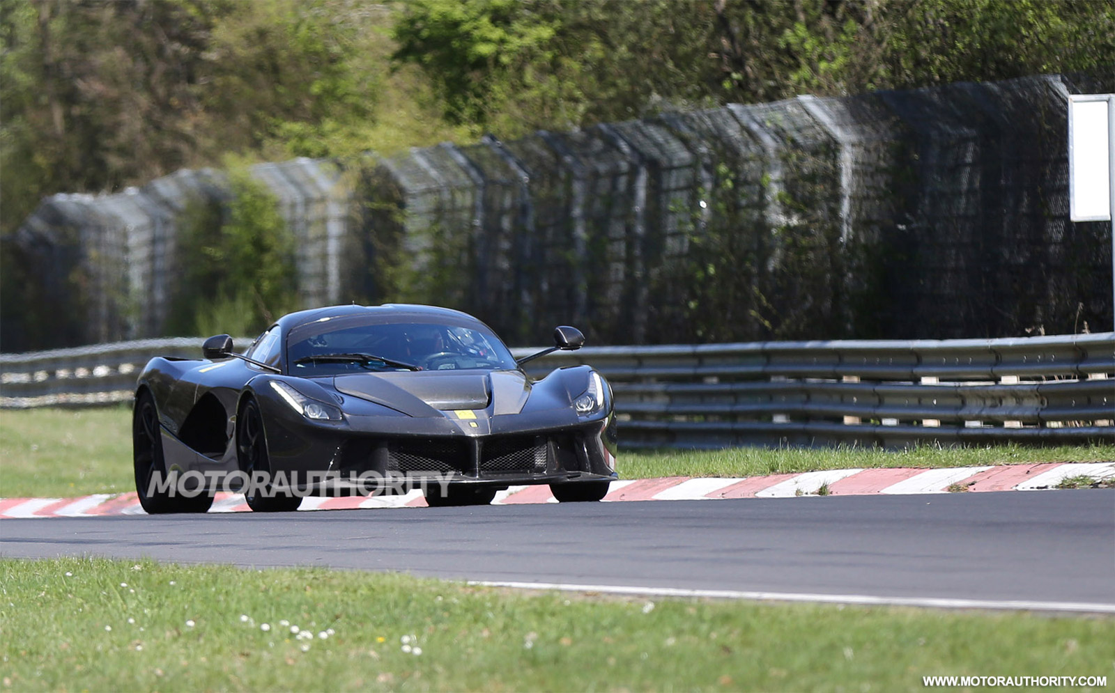 2 Black Laferrari 599xx Evo And Fxx At Ferrari Racing Days Ferrari