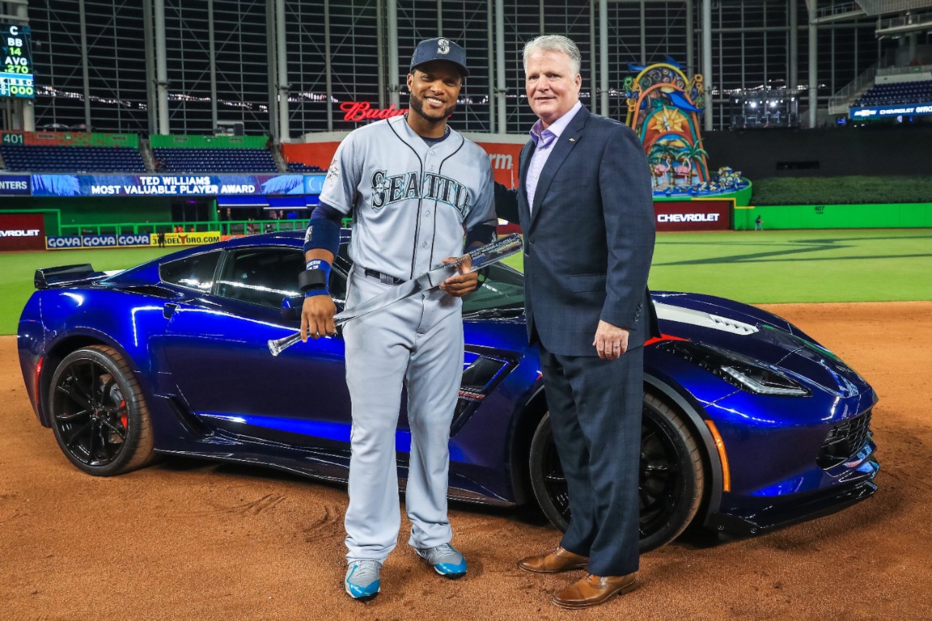 MLB All-Star MVP presented with Chevy Corvette Grand Sport