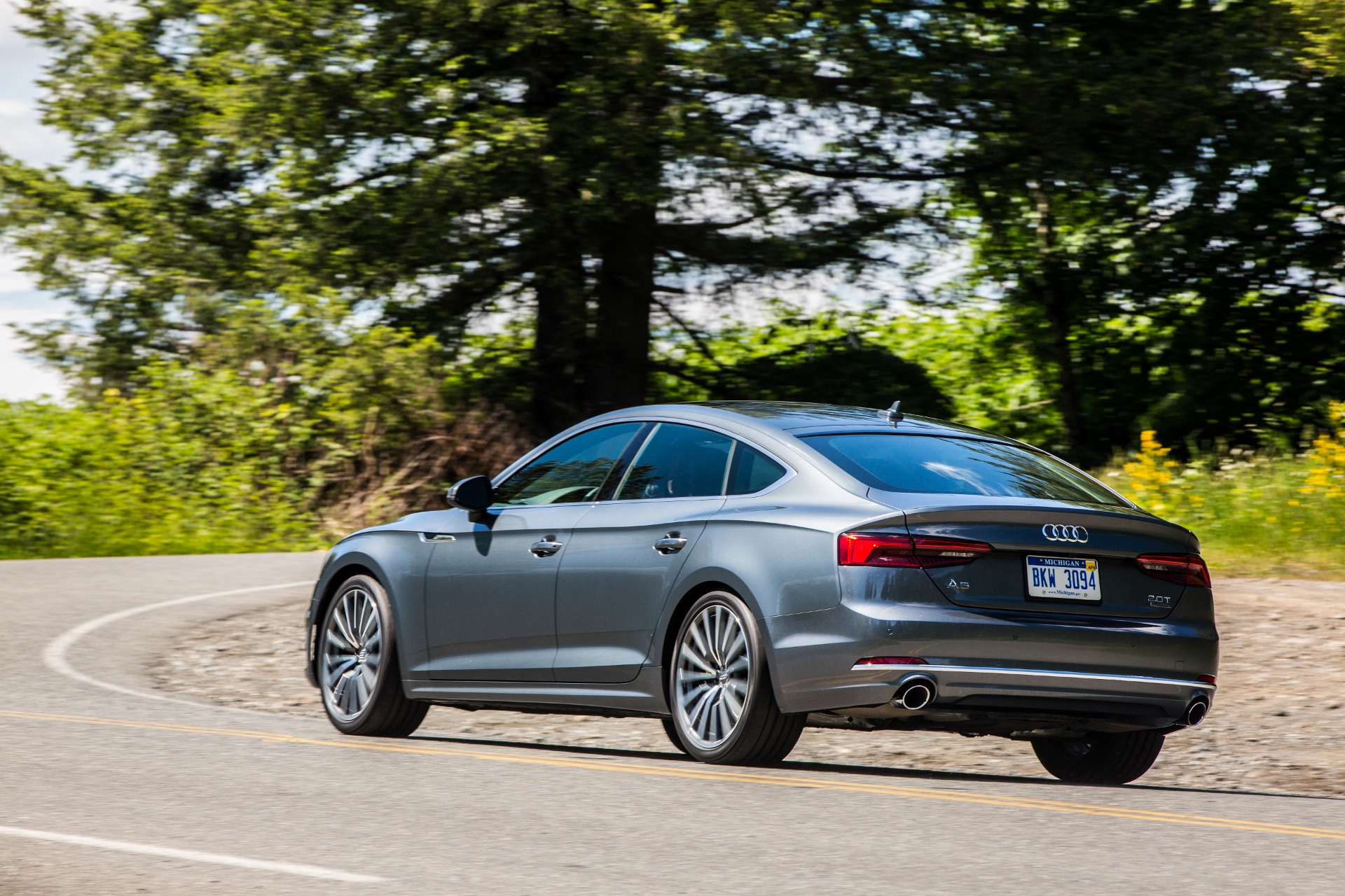 Stilvolle Audi A5 Sportback 2018 Fotosnull