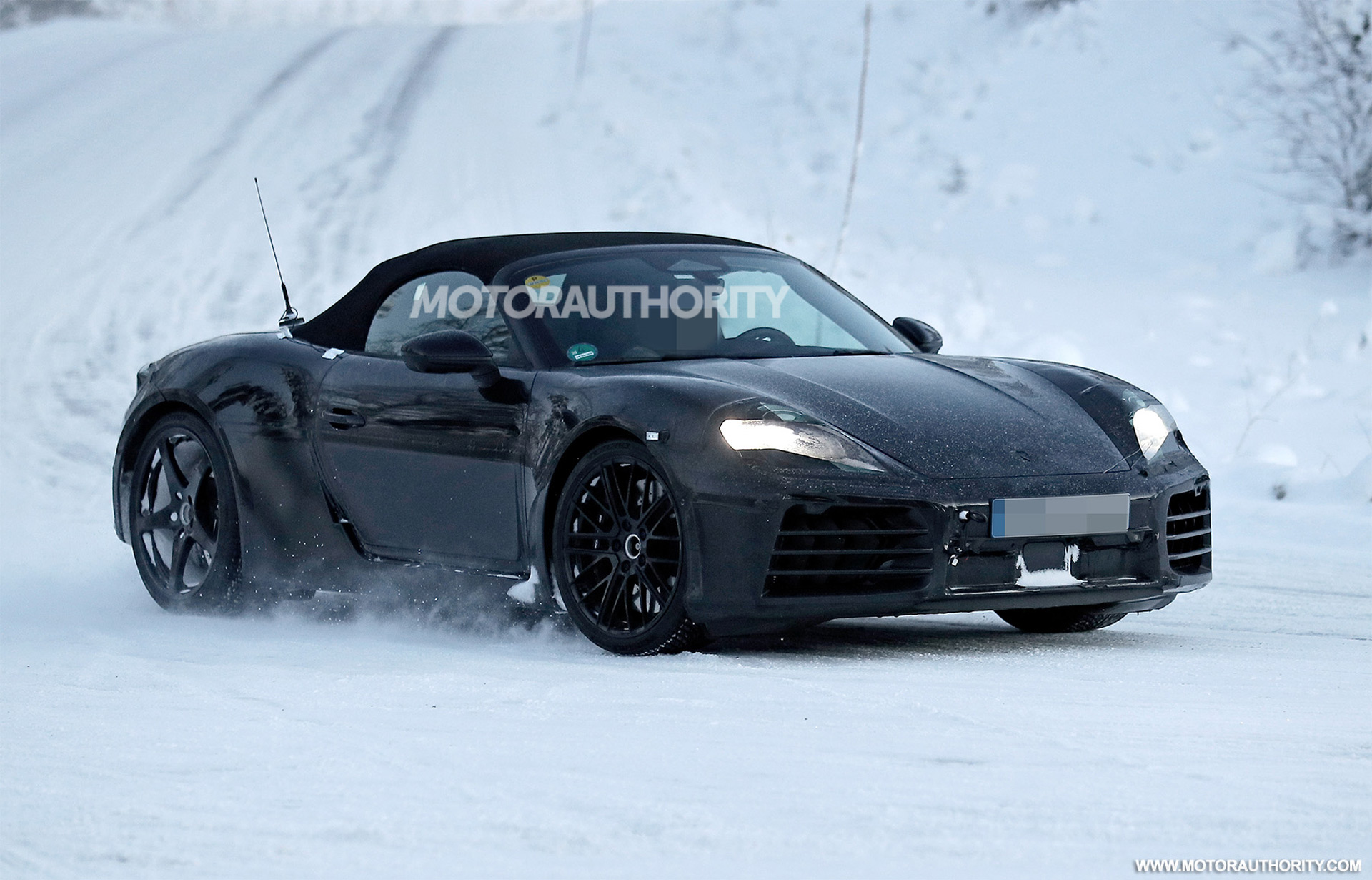 2025 Porsche Boxster EV Testing Shots | Porsche 718 Forum