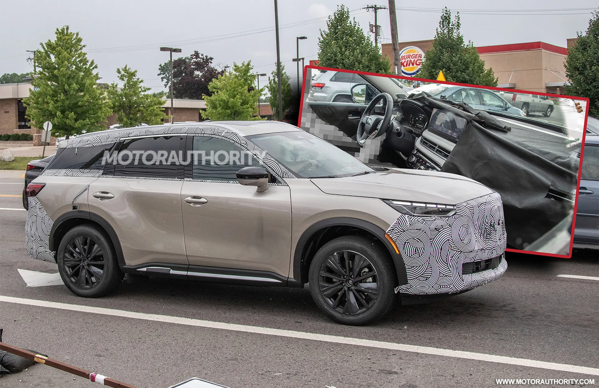 2026 Infiniti QX60 spied with updates