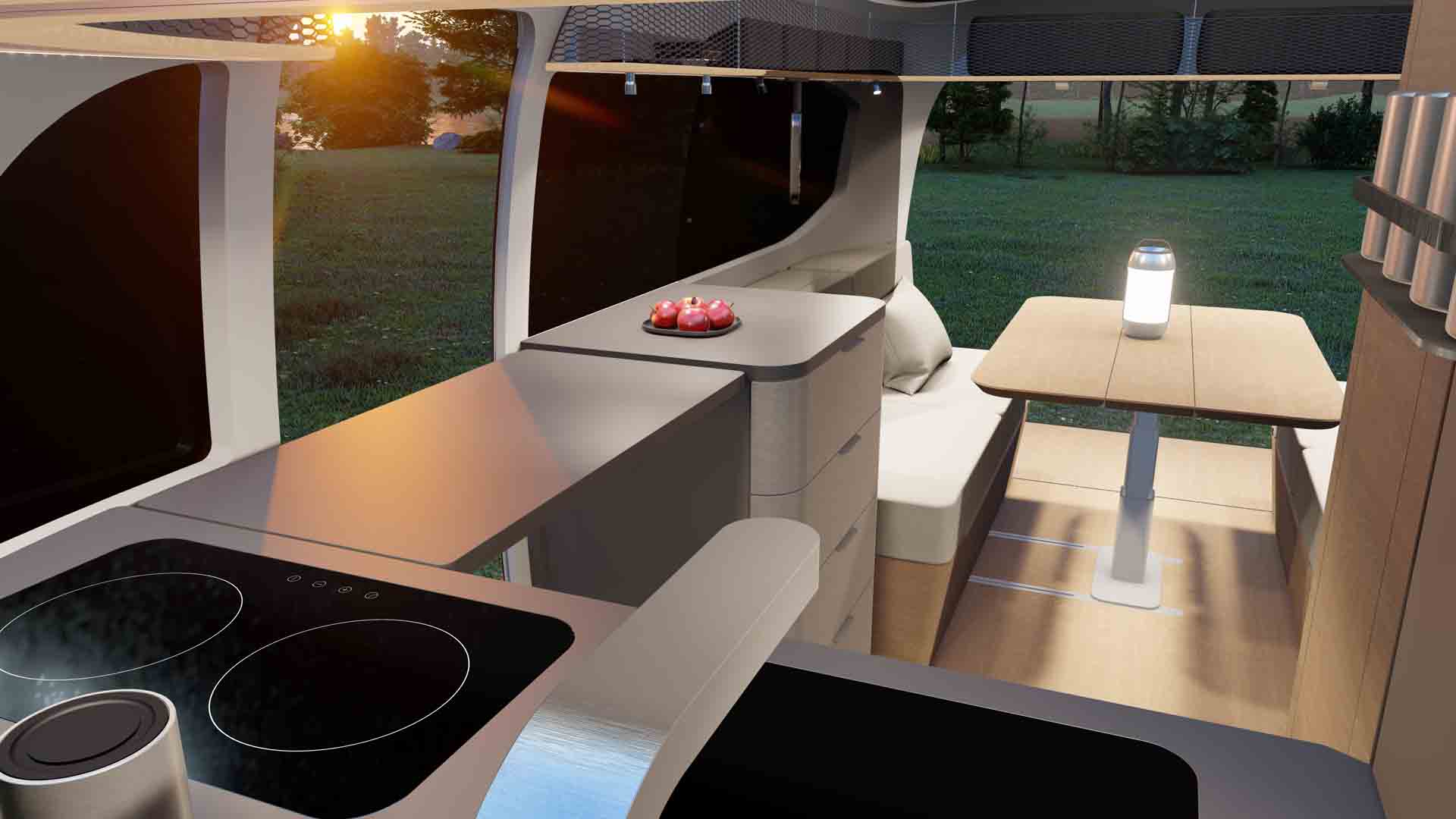 Airstream and Studio F. A. Porsche show trailer aimed at EV towing