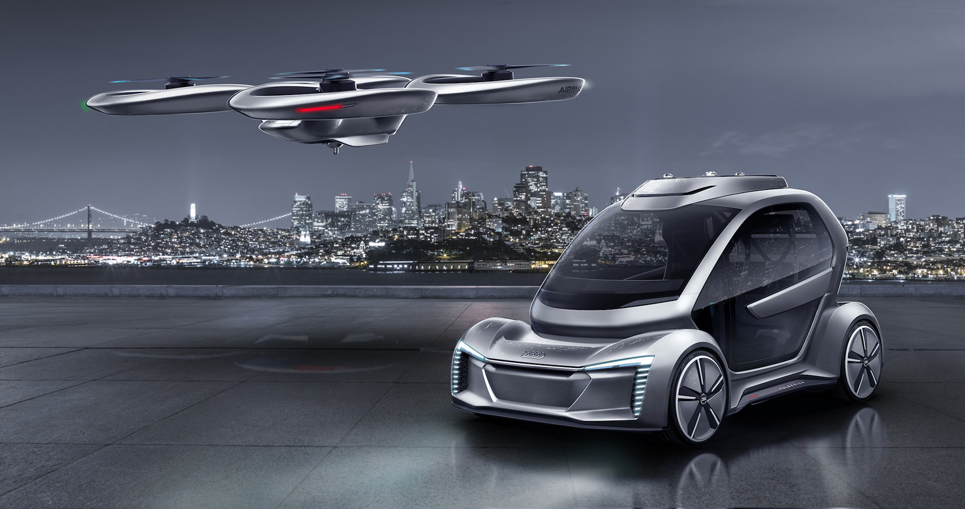 Audi successfully tests scale model of its flying taxi