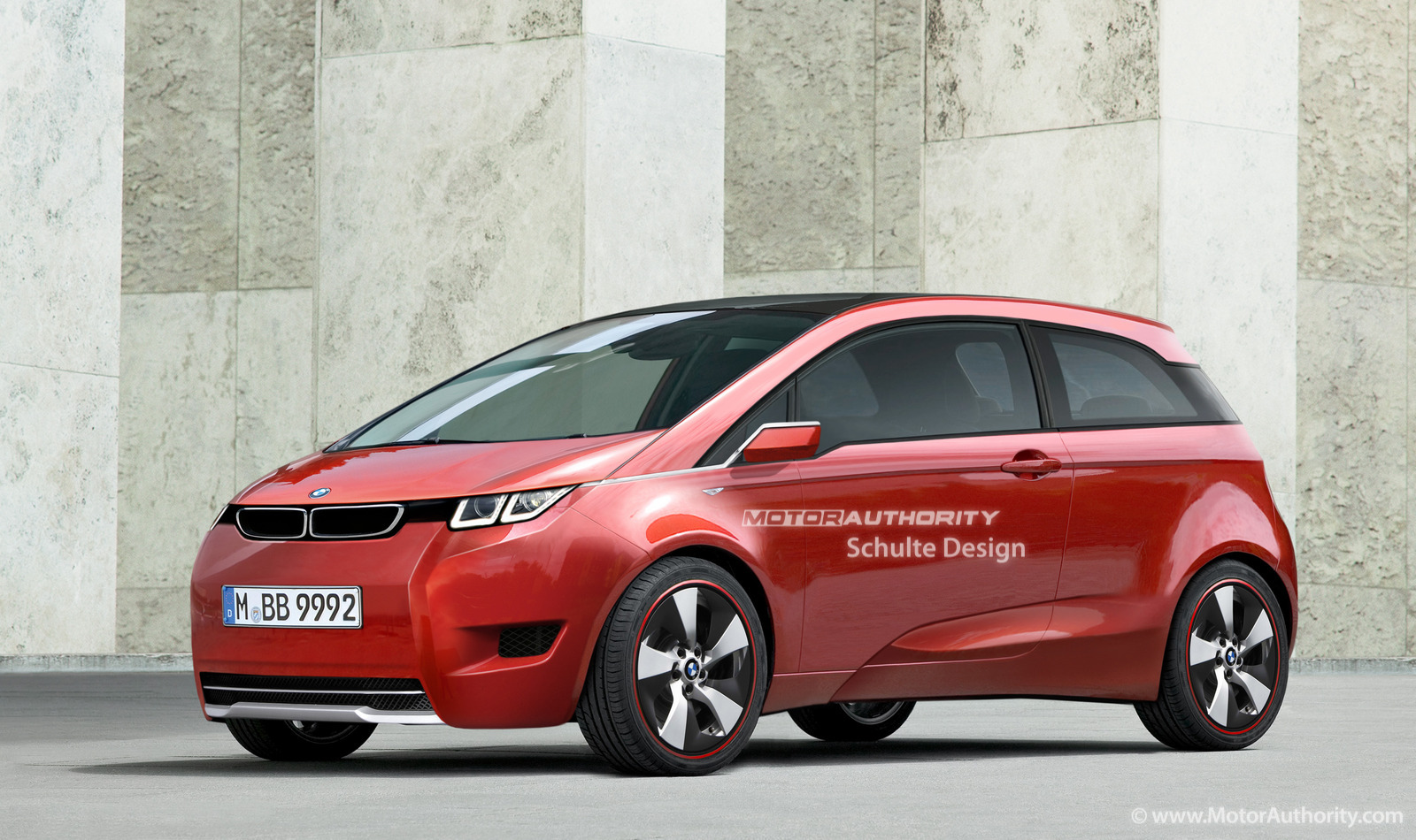Rendered: BMW's Carbon Fiber Megacity Vehicle