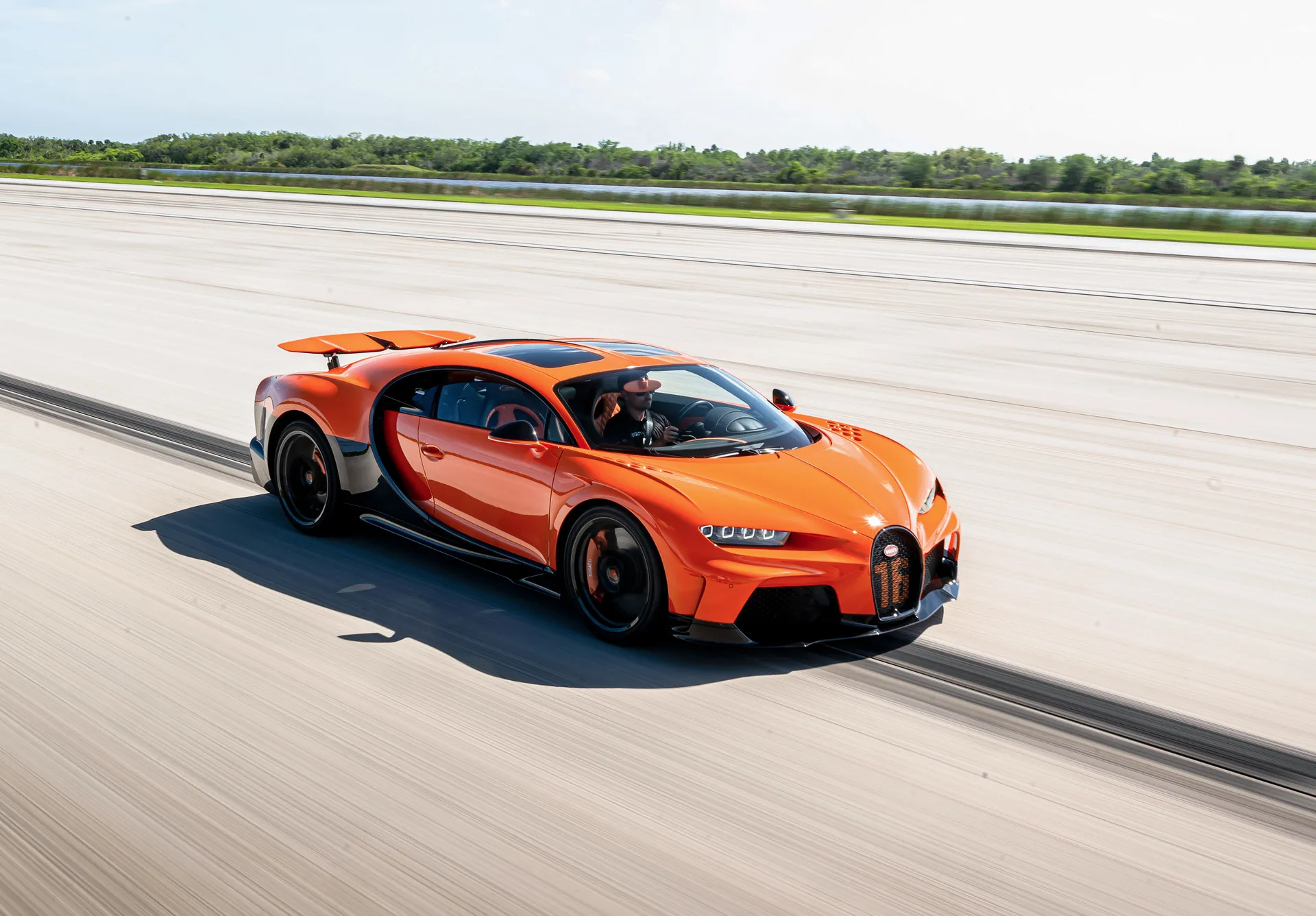 Bugatti event at Kennedy Space Center sees owners hit 248 mph