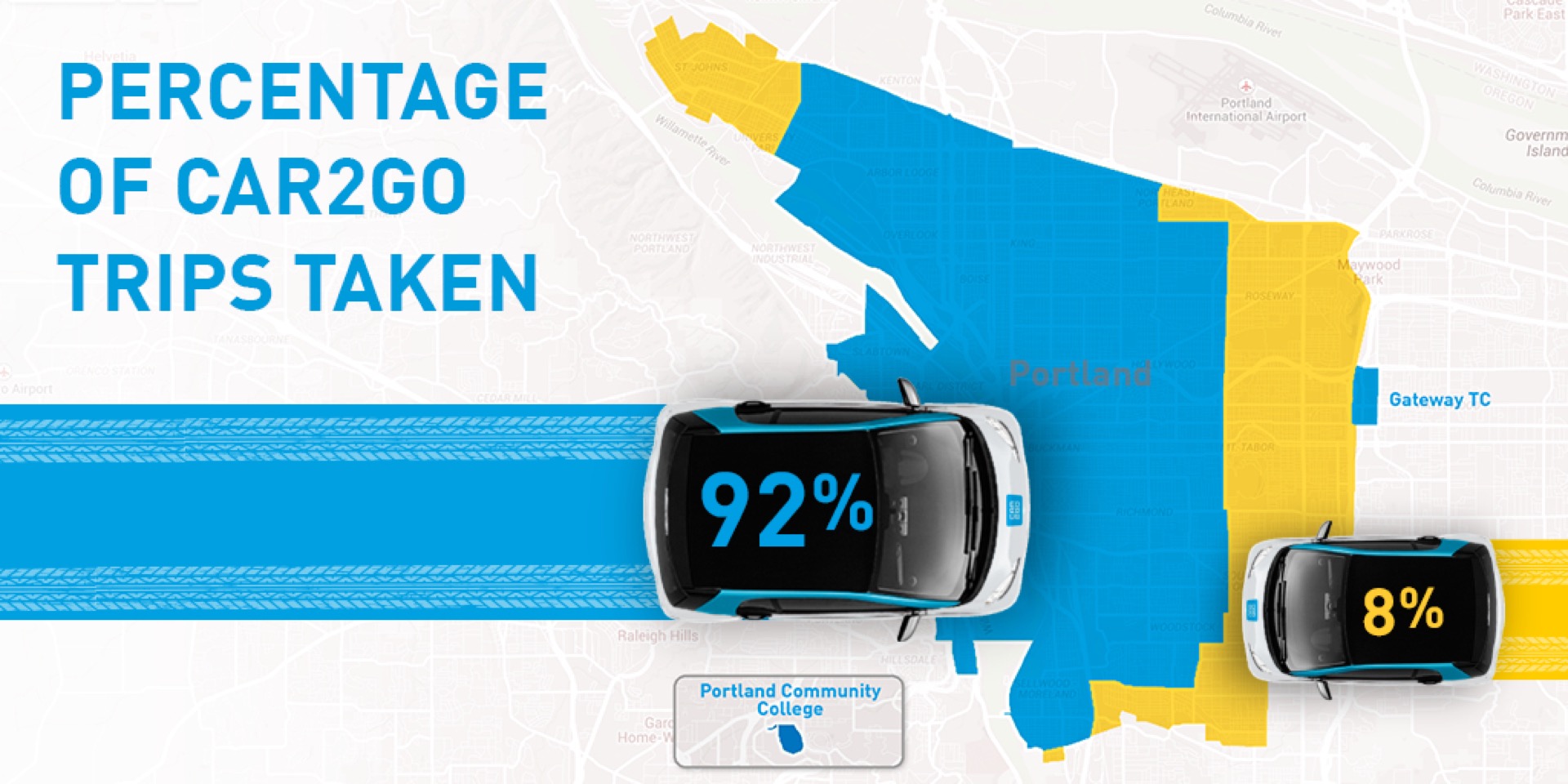 Car2Go Cutting Out Portland's Lower-Income, Racially Diverse Areas?