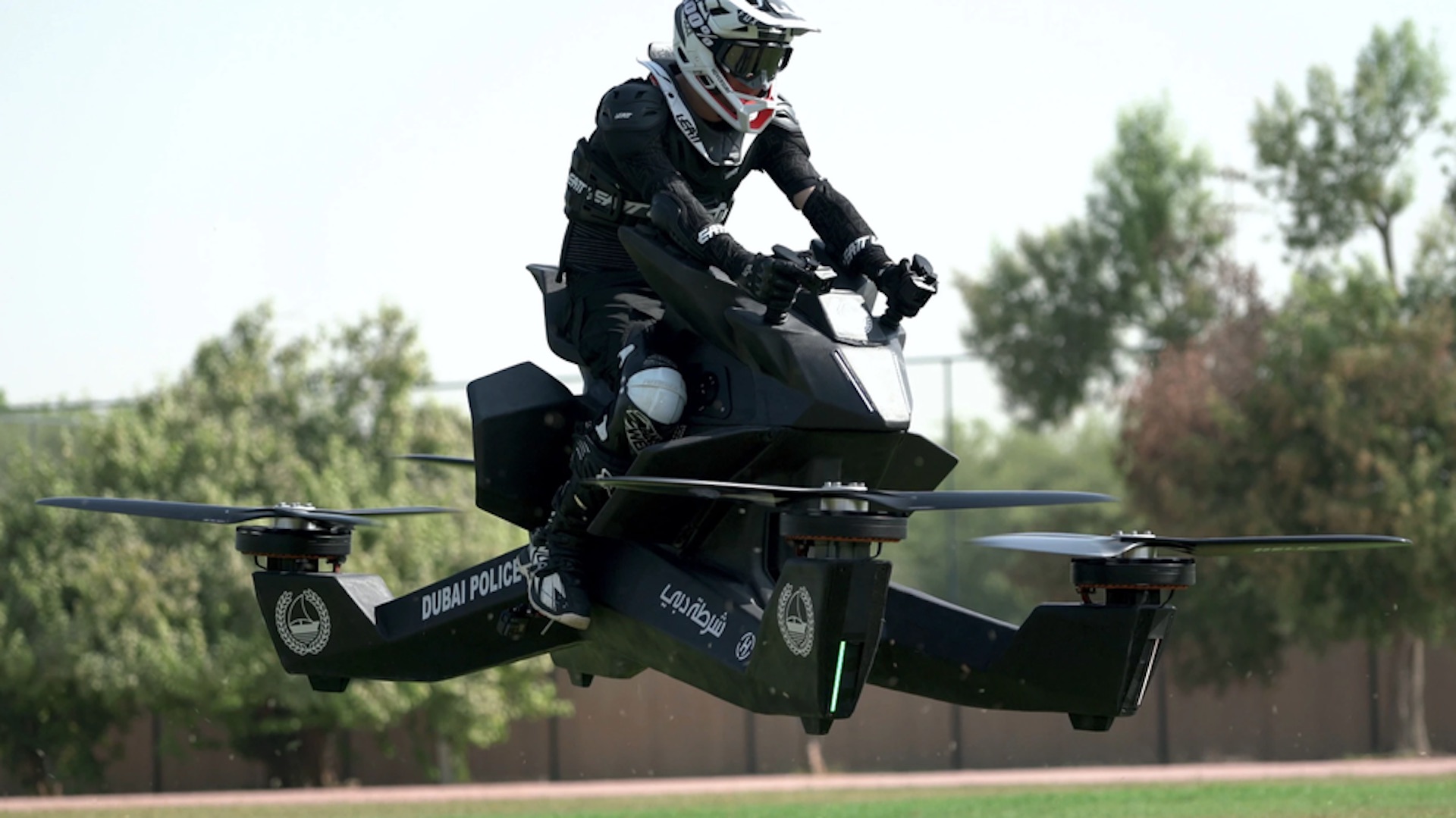 Dubai police begin to test hoverbike patrol units