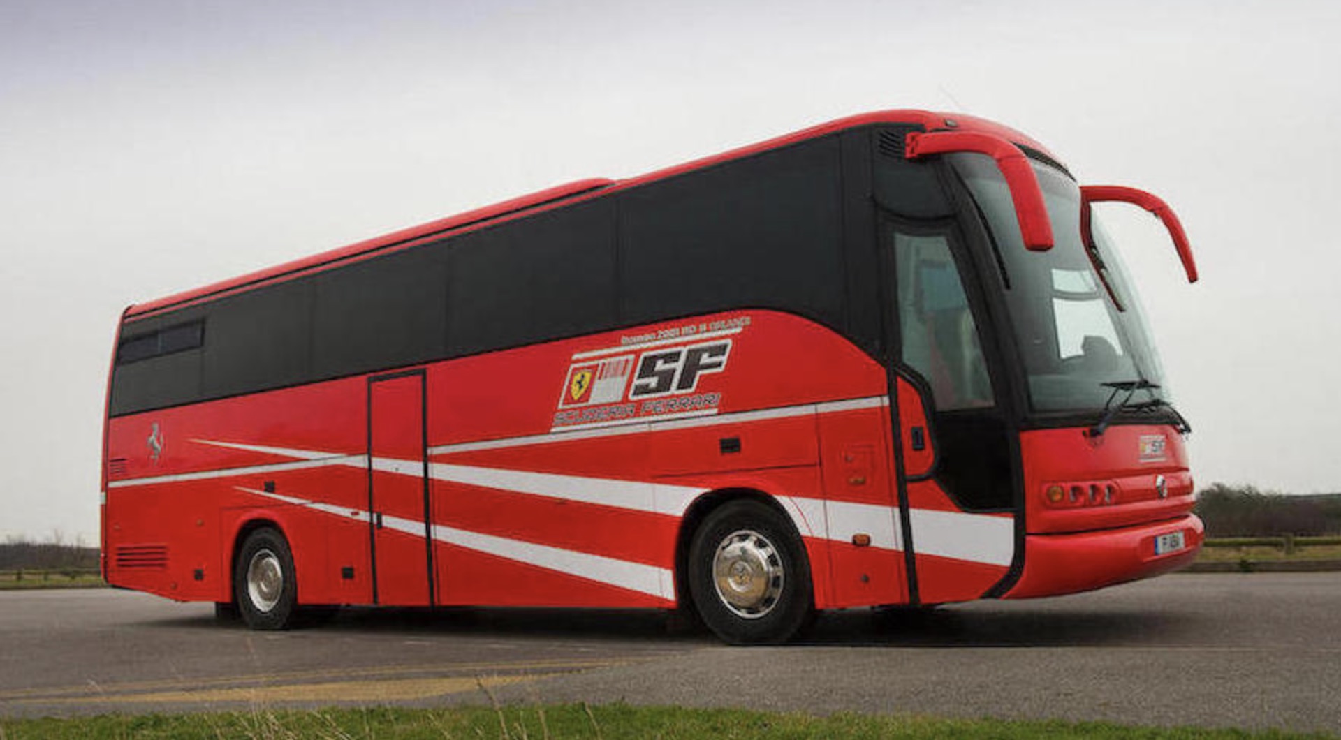 Michael Schumacher's Ferrari motorhome is heading to auction