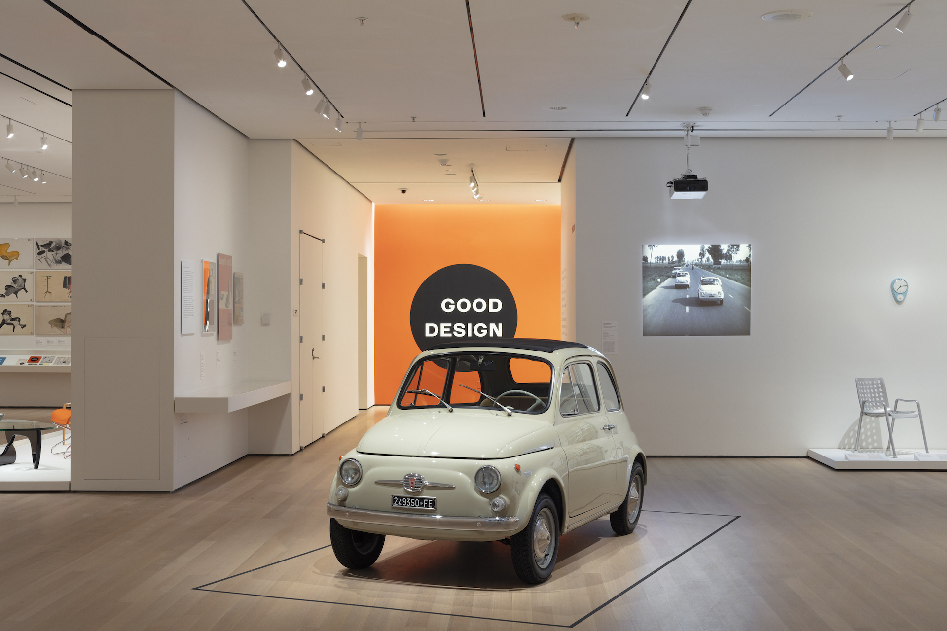 Vintage Fiat 500 inducted into Museum of Modern Art in New York