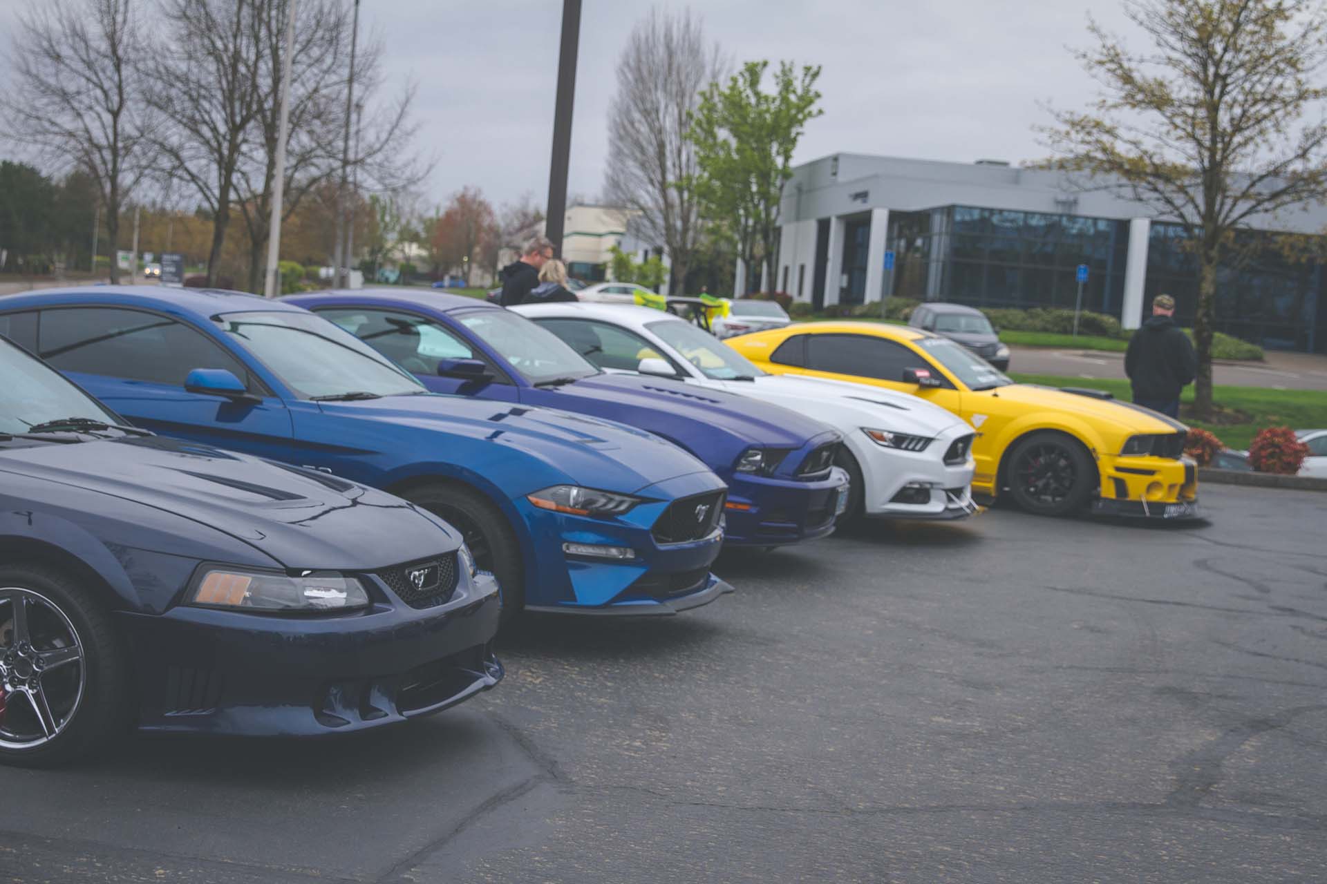 At Portland’s Cars & Coffee, the Ford Mustang still means America