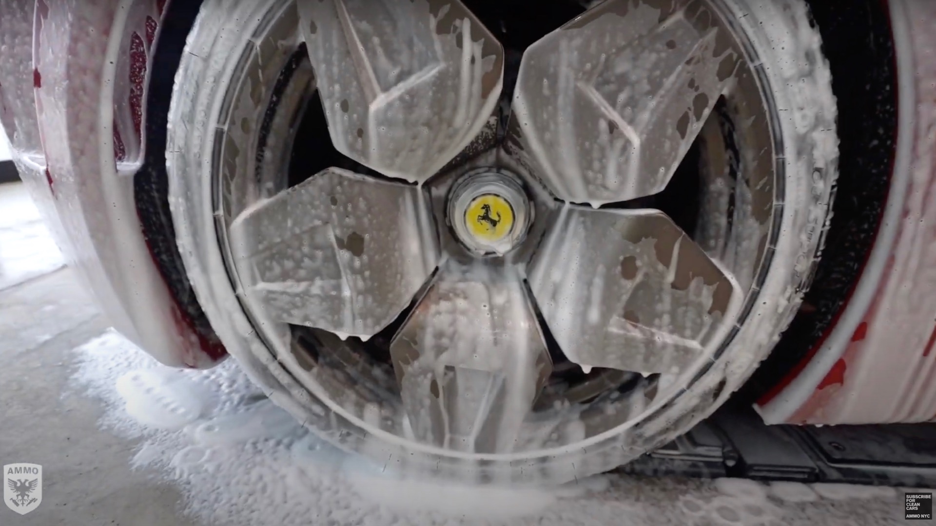 Watch the rarest Ferrari in the world get washed and detailed