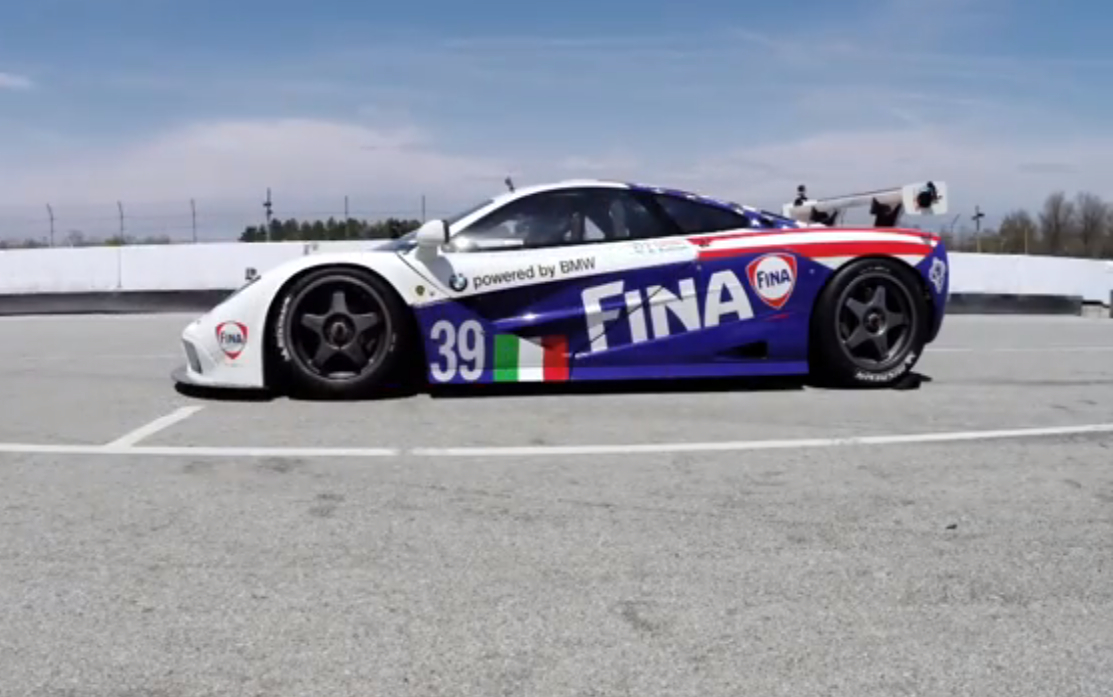 GoPro Captures A 1996 McLaren F1 GTR Hot Lap: Video
