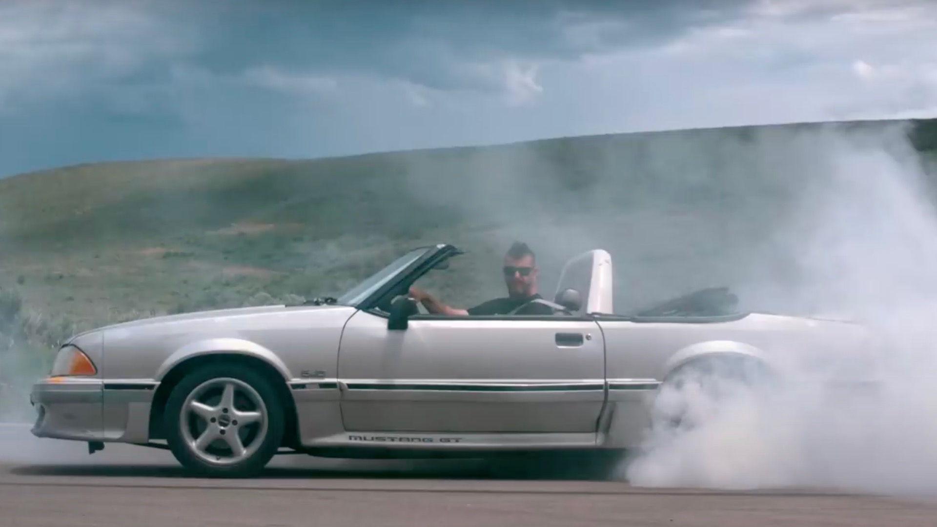 Ken Block bought a clapped out Fox-body Ford Mustang 5.0 convertible ...