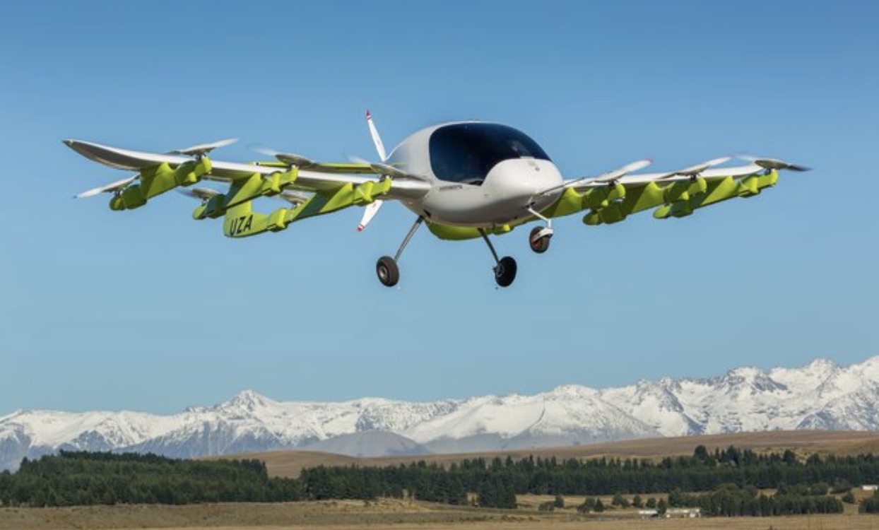 Google founder Larry Page's flying taxi takes flight