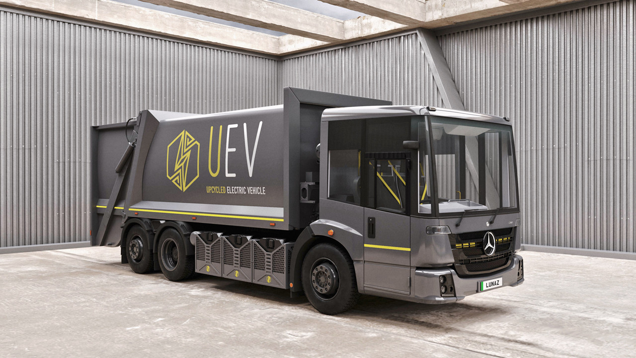 Lunaz upcycled electric garbage trucks are a model for reuse, carbon ...
