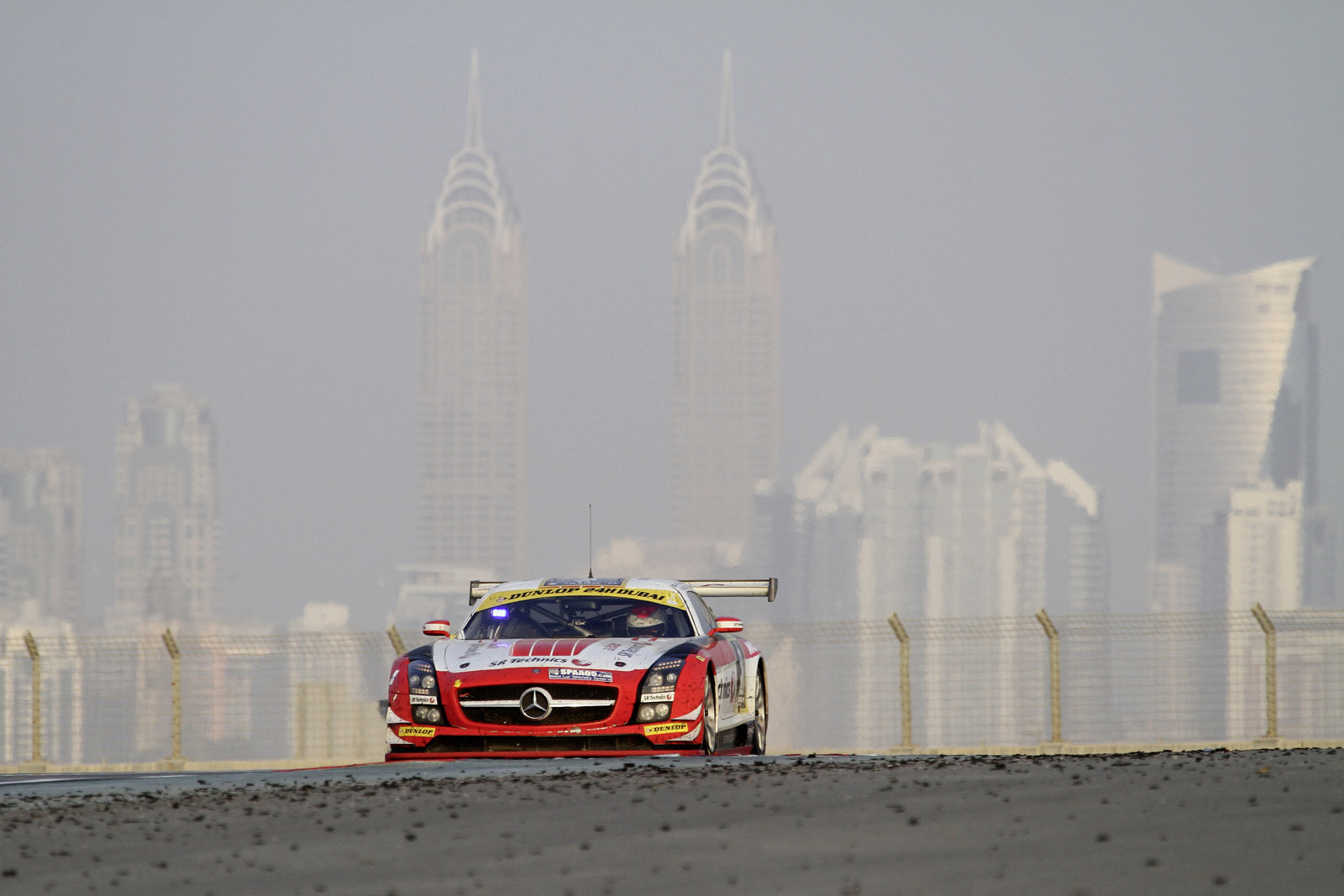 Mercedes-Benz SLS AMG GT3s' 1-2-3 Dubai 24 Hour Win: Video
