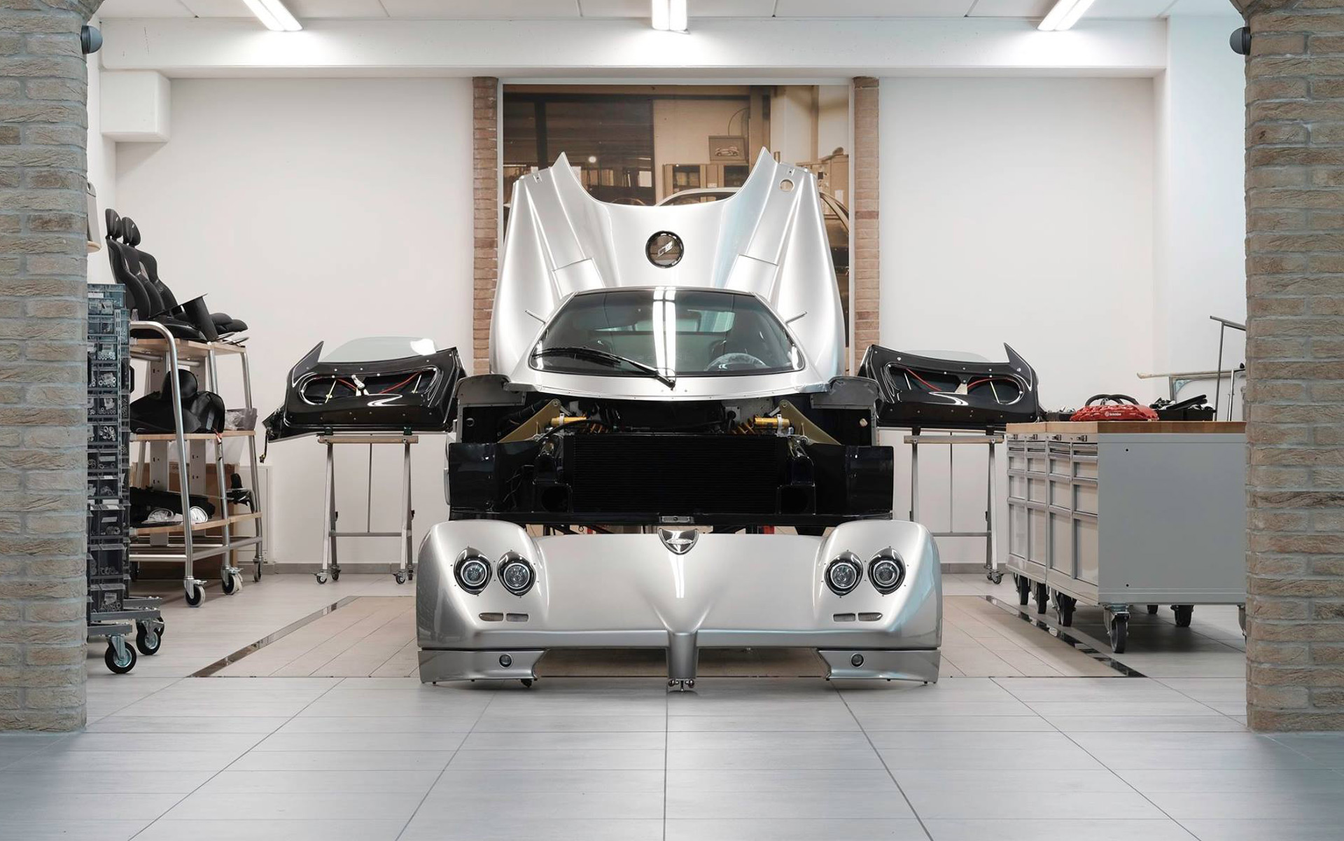 Take a look behind the scenes at Pagani's restoration program
