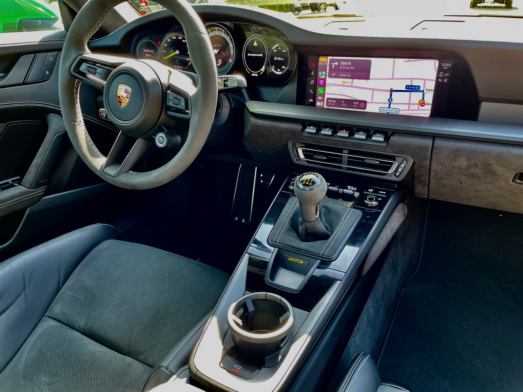 Review 2022 Porsche 911 GT3 6 speed Manual Unleashes Green Hell