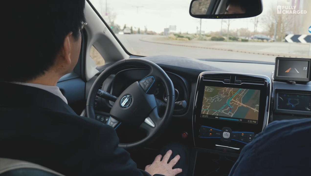 Riding in prototype autonomous Nissan Leaf electric car: what it's like ...