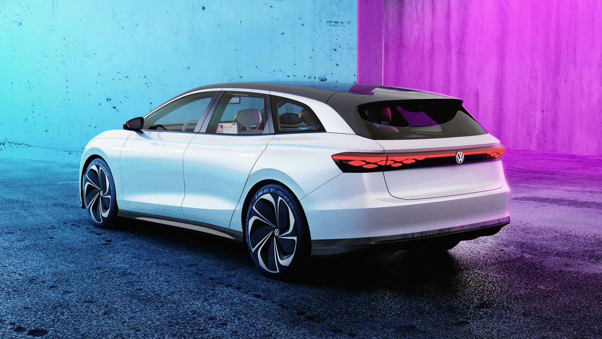 Volkswagen ID Space Vizzion electric-car concept shows off the spacious ...