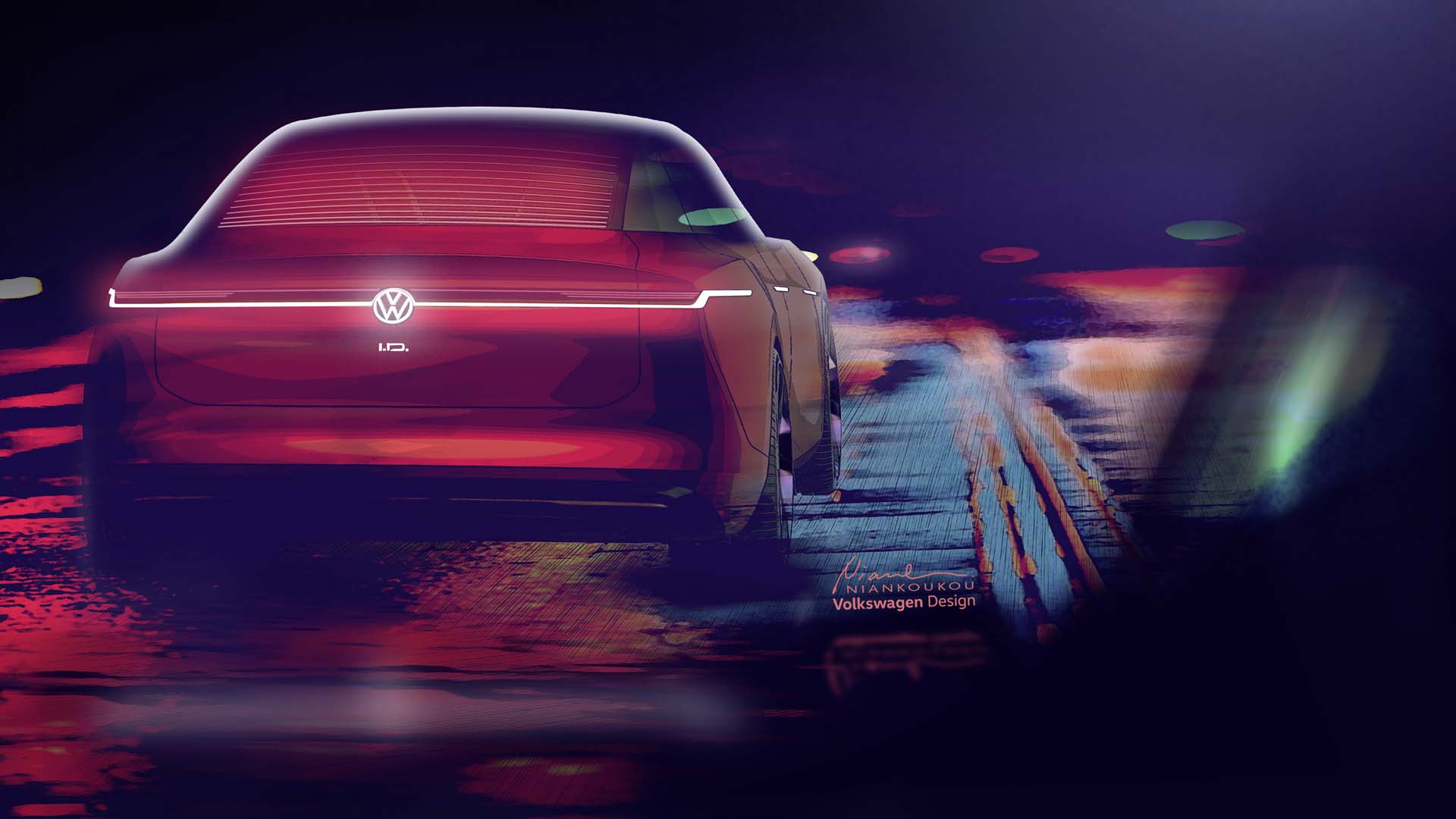 VW teases electric-car concept for November LA reveal