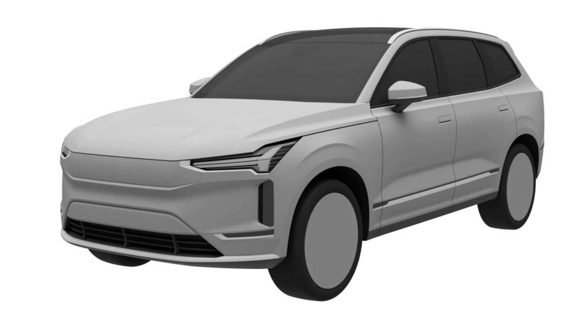 Patent drawings likely reveal Volvo XC90's electric successor