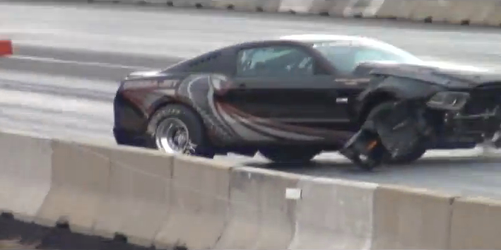 Drag Racer Stacks His Ford Mustang Cobra Jet: Video