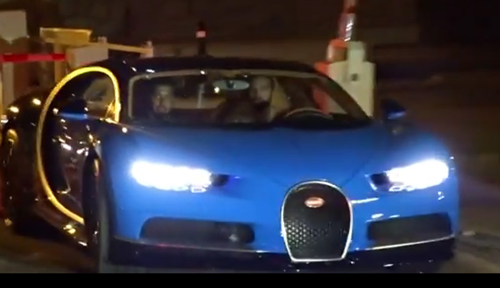 Saudi Bugatti fan shows up in Cannes with his new Chiron