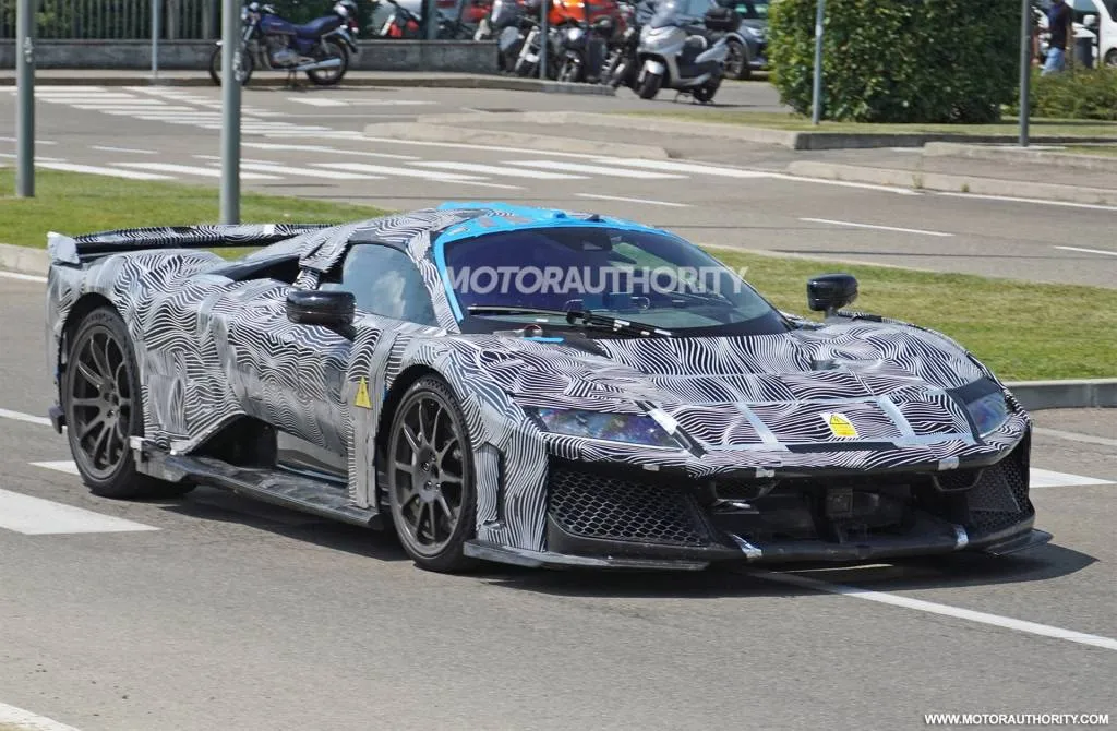 La Ferrari Images New Ferrari Hybrid Hypercar Spotted – Is It The