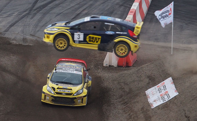 WRC Champ Gronholm Takes Victory At First Global RallyCross Event: Video