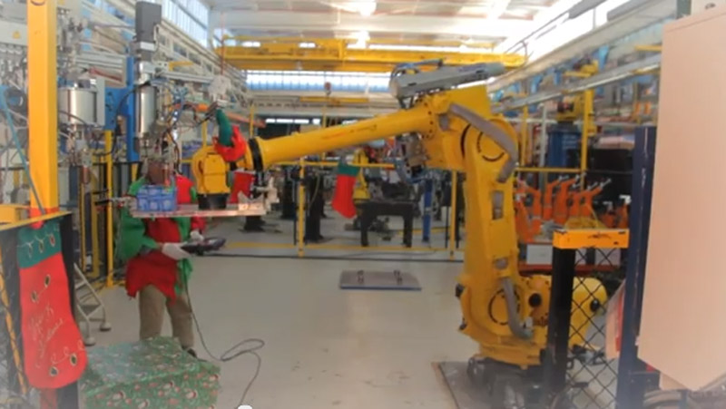 A Christmas Message From The Robots At GM: Video