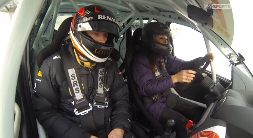 Kimi Raikkonen Teaches Ice Driving - Or Not: Video