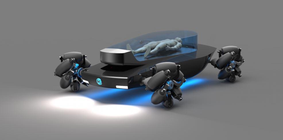 Autonomous Electric Hearse: Designer's Concept For The Last Mile
