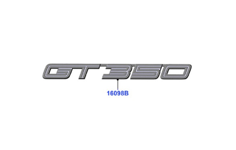 Leaked Mustang GT350 Badge Confirms Name For Next High-Performance ...