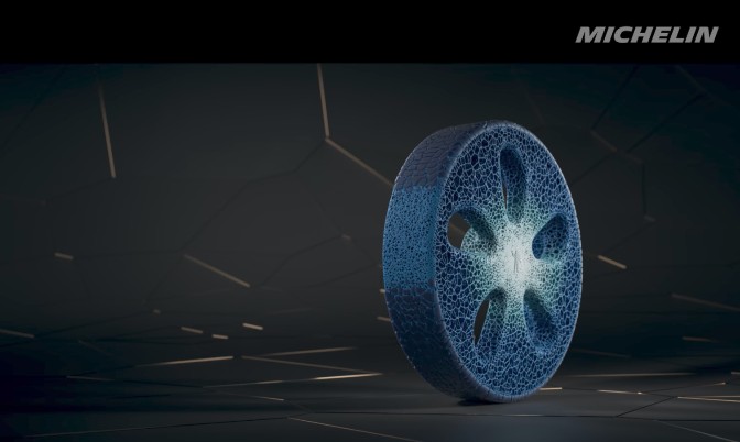Michelin Visionary concept foresees 3D-printed treads for changing ...