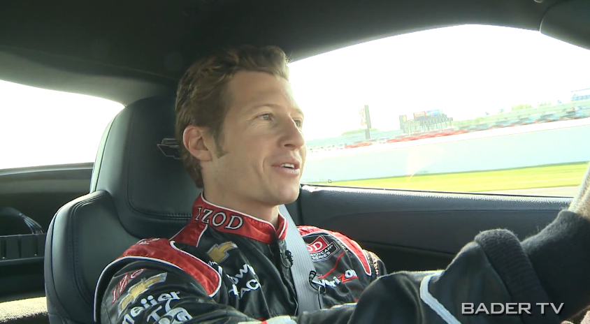 Indy 500 Polesitter Ryan Briscoe Drives The Corvette ZR1 Pace Car: Video