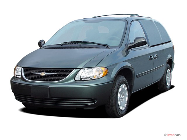 Red 2003 Chrysler Town And Country Van Images