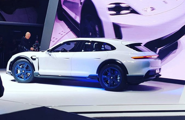 Porsche rolls out Mission E Cross Turismo concept in Geneva