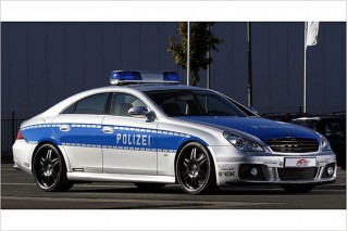Brabus CLS Rocket in police uniform